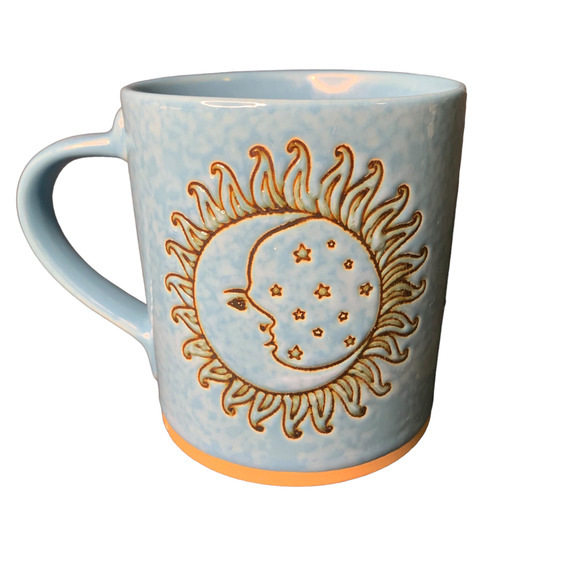 None | Dining | Spectrum Designs Blue Sun And Moon Mug | Poshmark